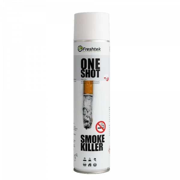 Freshtek ONE SHOT Smoke Killer Spray 600ml - neutralizator zapachu dymu ...